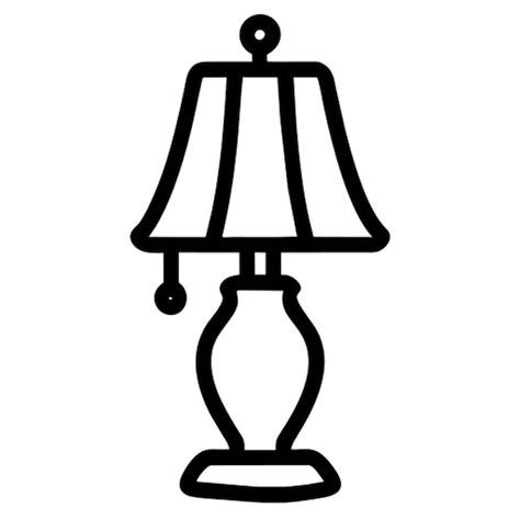 Premium Vector Lamp Icon Outline