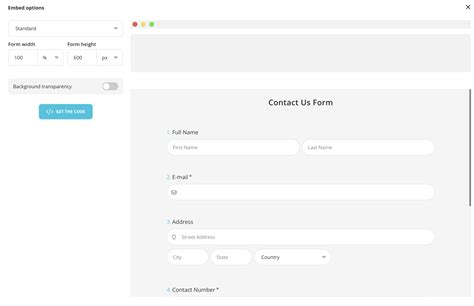 Embedding Options Help Center