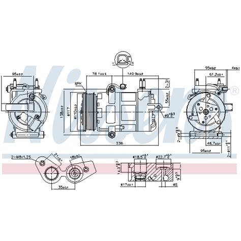 Compressor Air Conditioning Nissens 890217