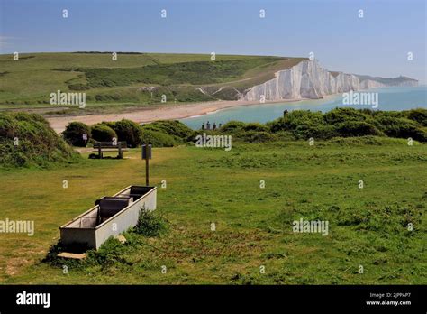 The Seven Sisters Chalk Cliffs And Country Park Seen From The Opposite