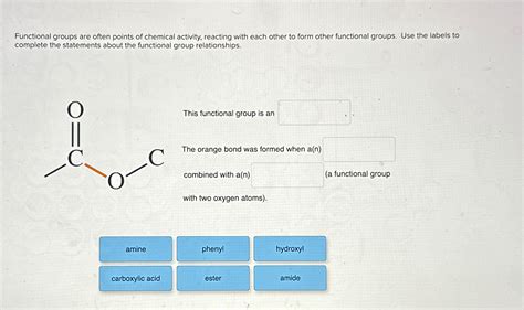 Solved Functional Groups Are Often Points Of Chemical Chegg