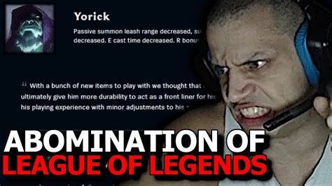 Tyler1 After Seeing Yorick Buff Youtube