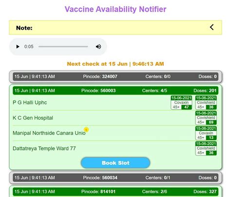 Shashank Shovit On Linkedin Vaccine Availability Notifier I Would Like To Share A Tool Which I