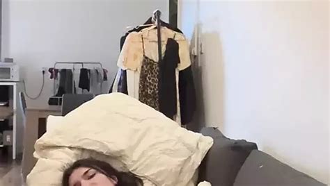 Cute Teen Masturbating On Her Couch While Waiting For Your Cock Xhamster