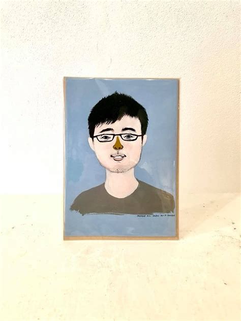 獨特美術風格 客製人像 1人 似顏繪肖像 生日情人節結婚聖誕節 Daphne Hc Shen｜似顏繪客製畫人氣榜 Pinkoi