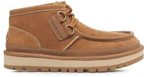 Ugg Hayden Moc Lace Up Ankle Boots In Brown For Men Lyst