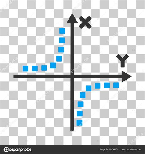 Hyperbola Plot Vector Icon Stock Vector Ahasoft 144766473