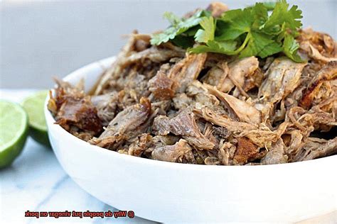 Why Do People Put Vinegar On Pork Pastime Bar And Grill