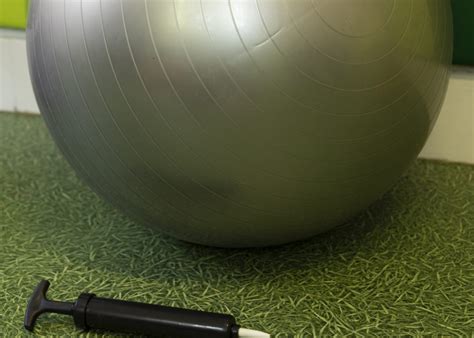Gym Ball And Pump Bursting With Potential