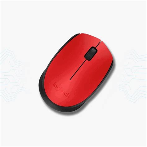 Mouse Logitech Inalambrico M170 Rojo Masternet Tecnología A Tu Alcance