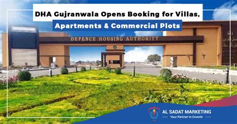 Dha Gujranwala Booking Open For Villas Apartments And Plots
