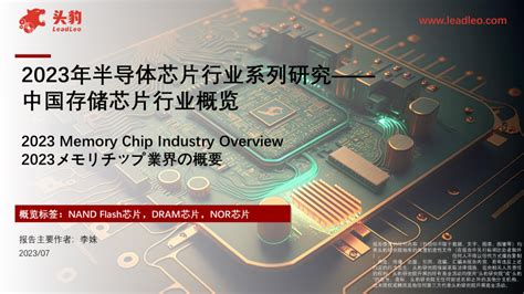2023年半导体芯片行业系列研究：中国存储芯片行业概览