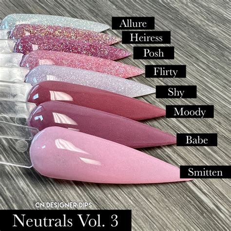 Neutrals Vol 3 Dip Powder Dip Powder For Nails Dip Etsy