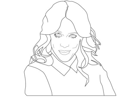Coloriage Violetta gratuit à imprimer