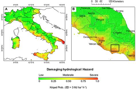 Frontiers Communicating Hydrological Hazard Prone Areas In Italy With