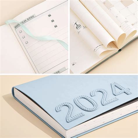2024年卡杰周计划日程本时间管理手册记事本创意手账笔记本子定制 虎窝淘
