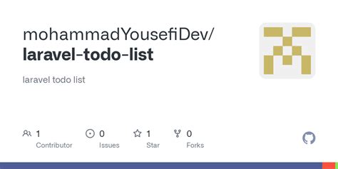 Github Mohammadyousefidev Laravel Todo List Laravel Todo List