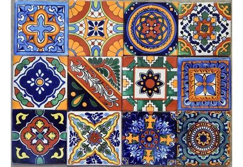 40 Azulejos De Talavera Mexicana Pintados A Mano 6x6 Es Cuotas Sin