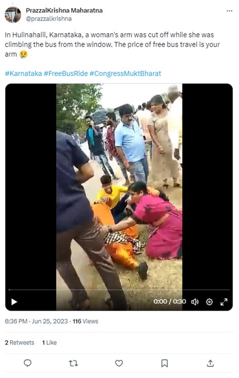Fact Check Woman Loses Arm Over Attempt To Avail Free Bus Travel