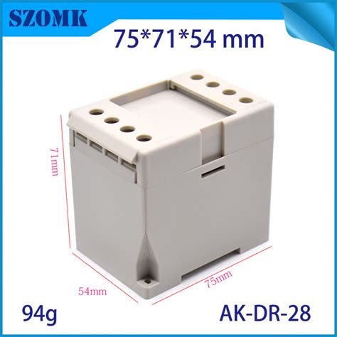 Din Rail Plastic For Electronics Plc Pcb Instrument Box Din Rail Control Enclosure And