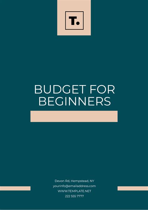 Free Simple Monthly Budget Template To Edit Online