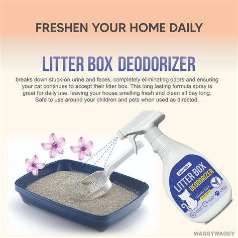 Waggywaggy Nanovet Litter Box Deodorizer Spray 500ml Lavender Scent