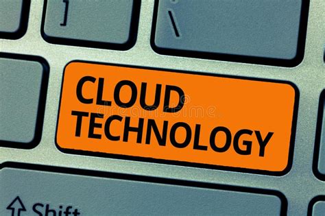 word writing text cloud technology business concept for storing and