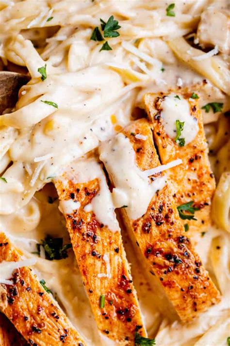 Homemade Chicken Fettuccine Alfredo