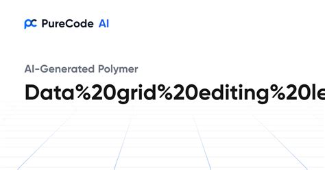 Build Great Polymer Data20grid20editing20legacy Components Faster Using Ai Tools