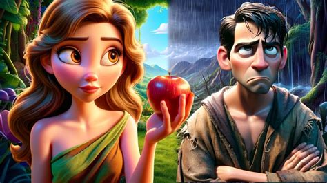 Story Of Adam And Eve Ai Animation Youtube