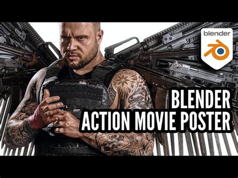 Free Video Action Movie Poster Composite Tutorial With Blender