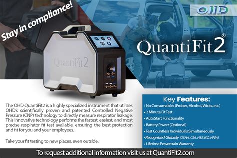 Quantifit2 Respirator Fit Tester From Ohd Police Magazine