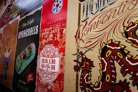 Colorful Posters Featuring Asian Artwork And Vibrant Illustrative