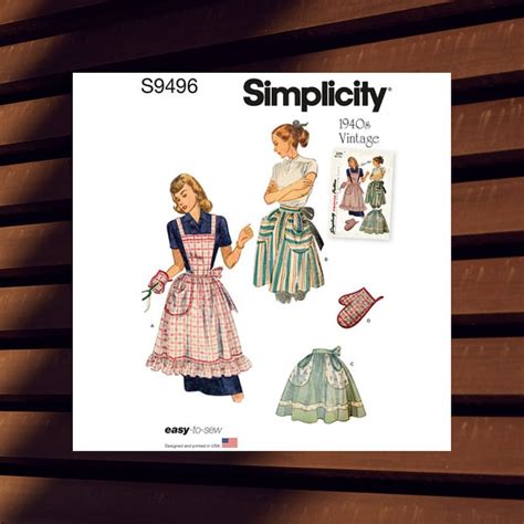 1940s Full Apron Etsy