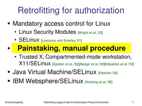 Ppt Retrofitting Legacy Code With Authorization Mechanisms Powerpoint