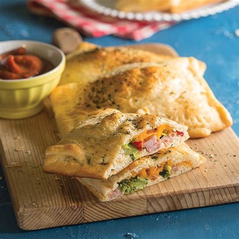 Ham And Broccoli Pizza Pockets Paula Deen Magazine Recipe