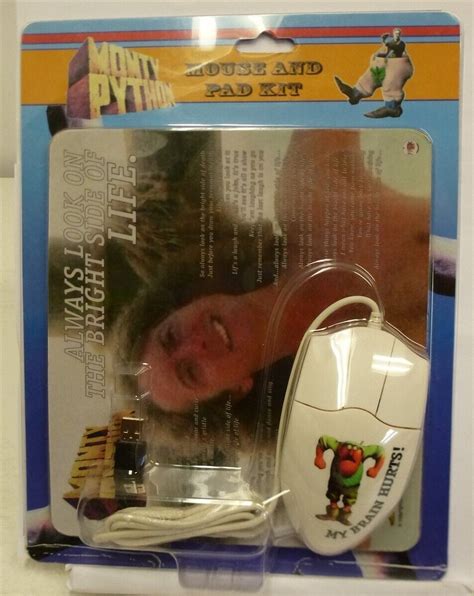 Used Monty Python Mouse Pad Kit Always Look On The Bright Side Of