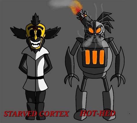 Starved Cortex And Hot Hed By Eggobutt122 On Deviantart