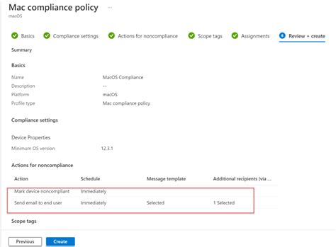 Use MacOS Compliance Policy In Intune To Send Update Notification Configuration Manager