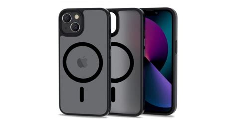 Tech Protect Magmat MagSafe Back Cover Πλαστικό Σιλικόνης Matte Black