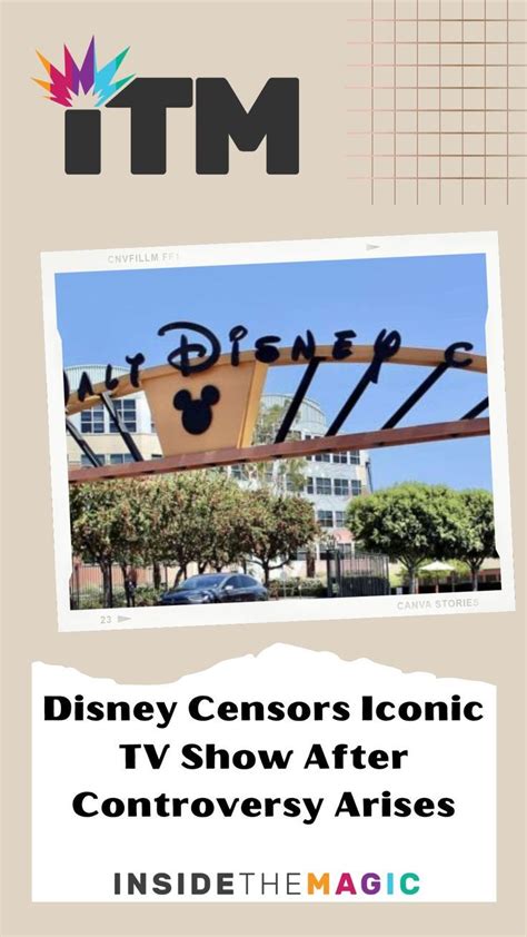 Disney Censors Iconic Tv Show After Controversy Arises In 2023 Tv Shows Censored Disney