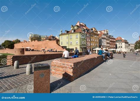 Castle Square In Warsaw Poland Editorial Image Image Of Kolumna