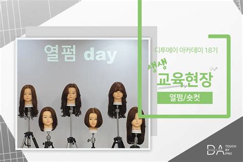 D To A 아카데미 디투에이 아카데미 생생교육 18기 열펌 숏컷 열펌 이론부터