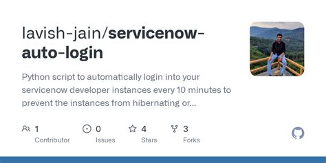 Github Lavish Jainservicenow Auto Login Python Script To