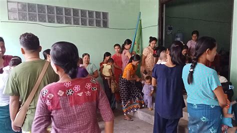 ပေါင်မြို့နယ်တွင် အသက် ၁ နှစ်ခွဲအောက် ကလေးငယ်များနှင့် ကိုယ်ဝန်ဆောင်အမျိုးသမီးများအား ကာကွယ