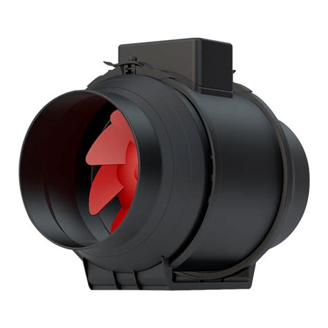 Miwind 6 Inch Inline Duct Fan With Speed Controller Ventilation Exhaust Fan For Heating Cooling