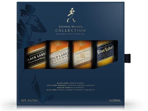 Johnnie Walker Scotch Whisky Collection 4 200 Ml Bottles 40 Abv