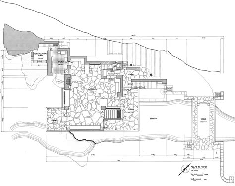 Fallingwater Floor Plans With Dimensions