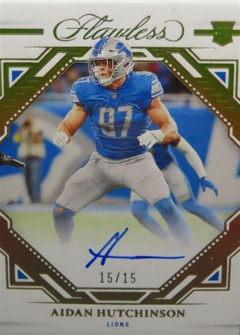 Aidan Hutchinson 2022 Flawless Rfs Ah Rookie Frame Signatures 15