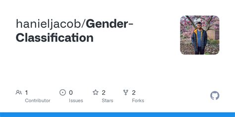 GitHub Hanieljacob Gender Classification
